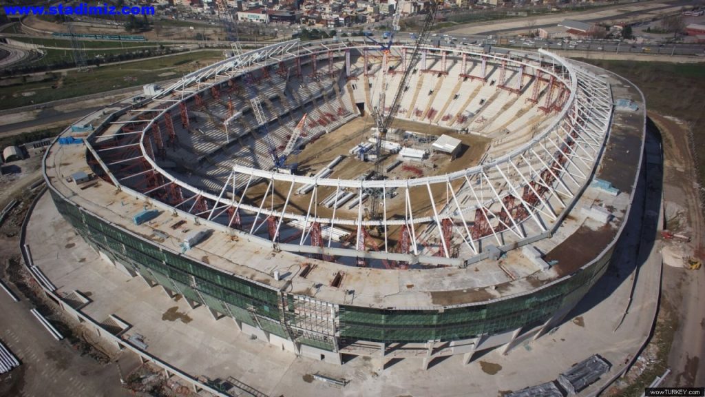 Timsah Arena: Crocodile head construction underway - Turkish Football
